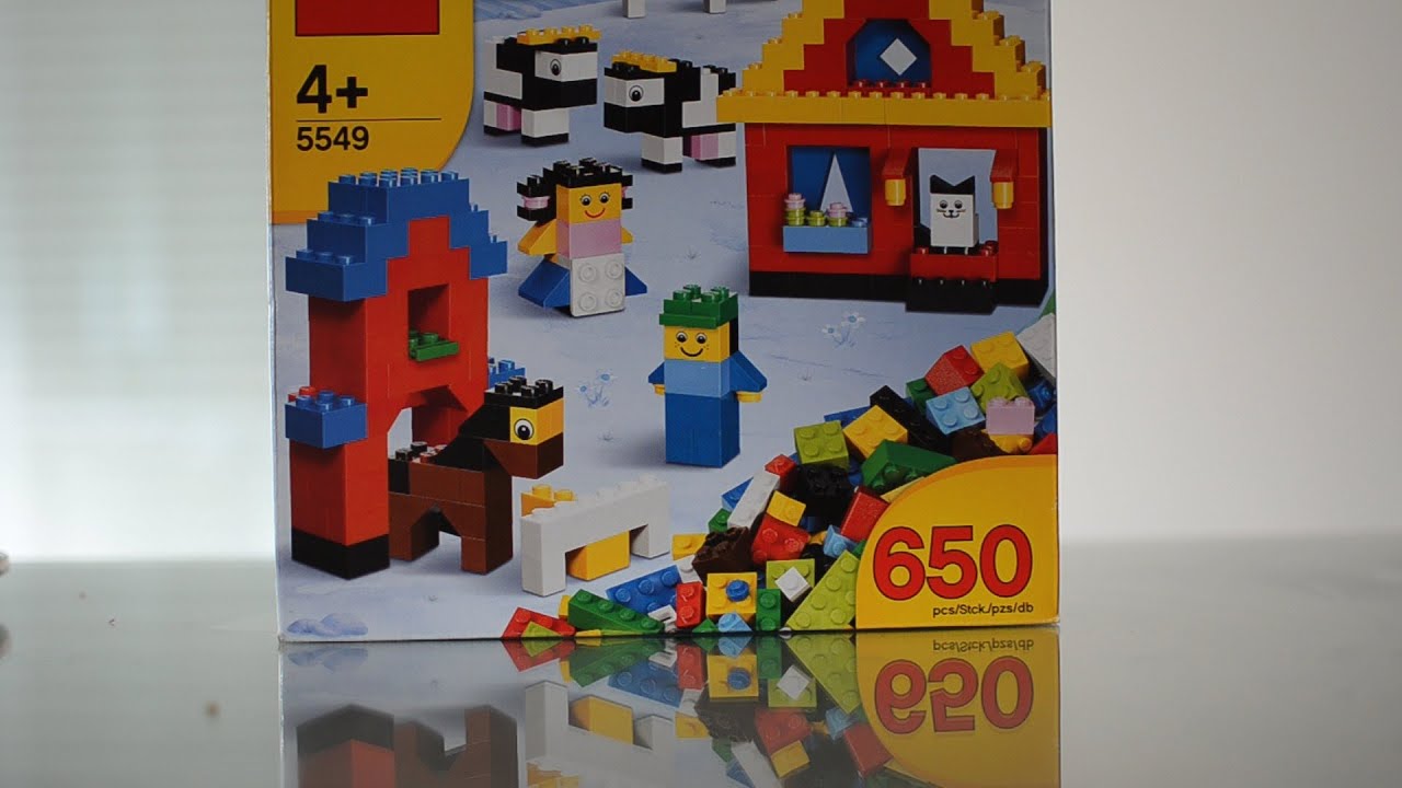 Lego 5549 - Building Blocks Box Summer Building Fun 650 pieces - YouTube