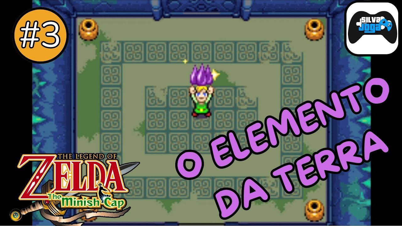 Link Encontra o Elemento da Terra - The Legend of Zelda The Minish Cap ...