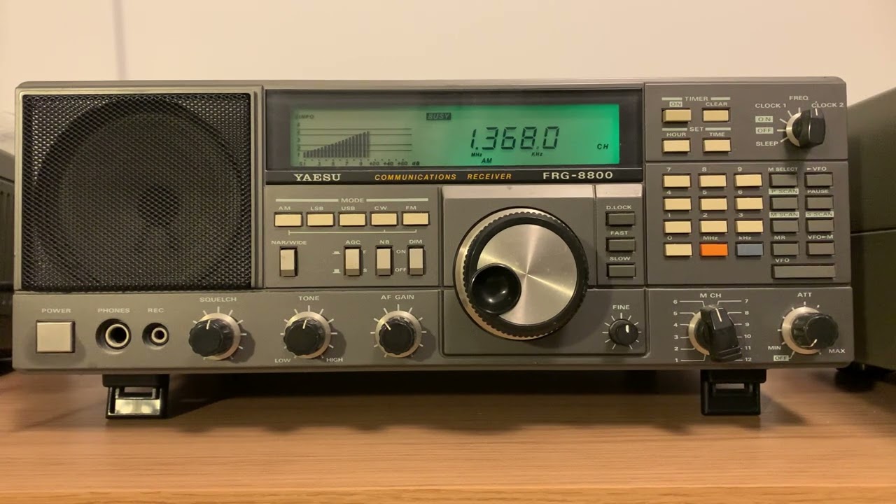 Manx Radio, Douglas, Isle of Man 1368 kHz big signal copied with Yaesu ...