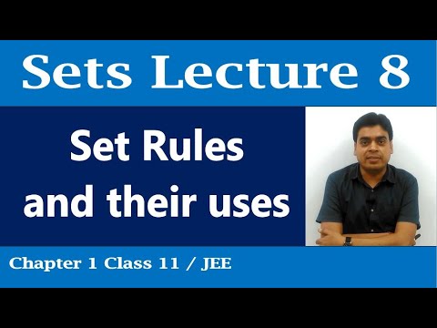 How to use set rules in the proving problems in sets | Sets Lecture 8 ...