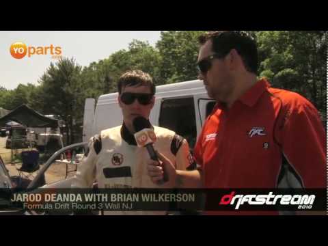 Jarod DeAnda interviews Brian Wilkerson Formula Drift Wall NJ - YouTube