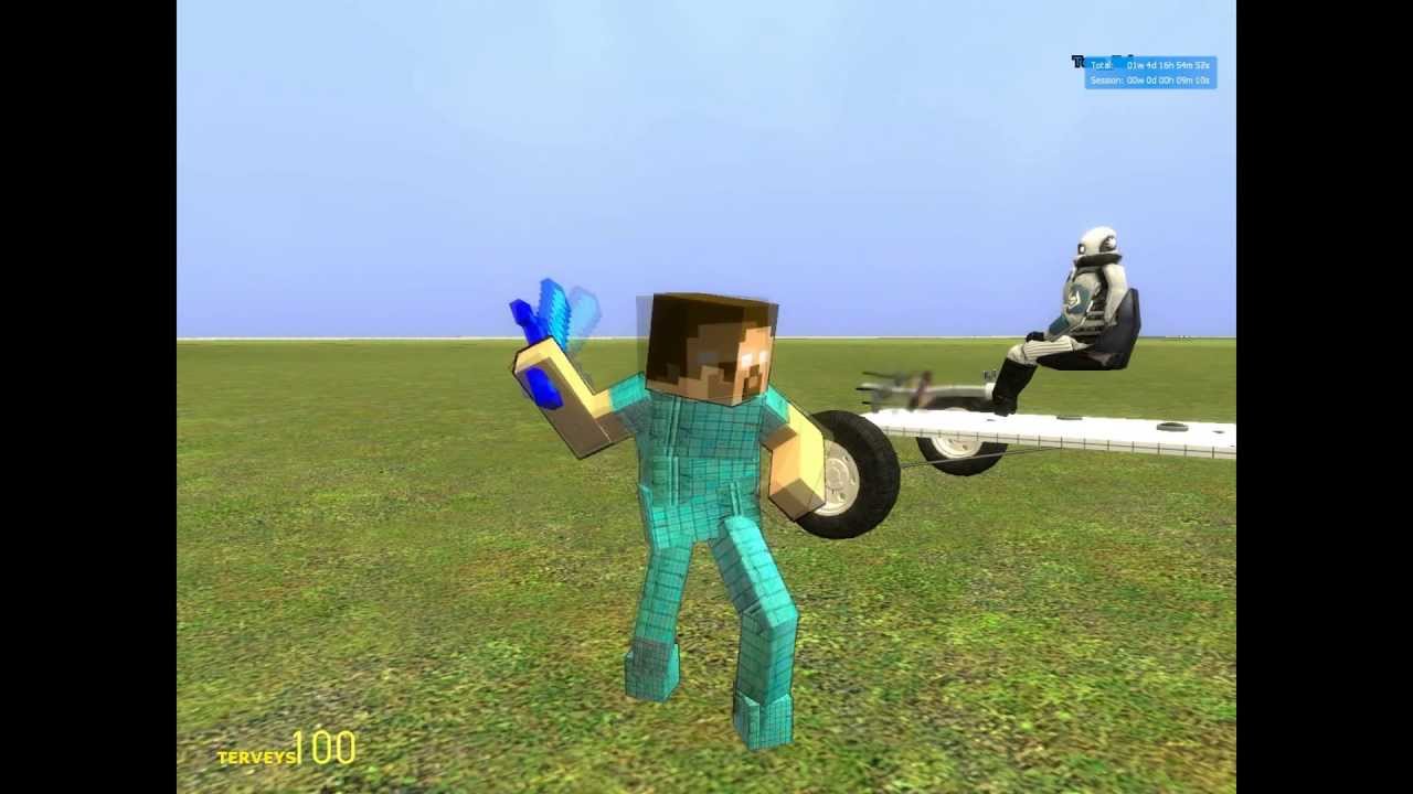 ExozisNeads: Gmod Herobrine Pac3 by: [WB] Ghost Rider - YouTube