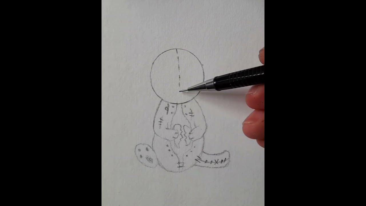 رسم حزين سهل 🎨😔 Artist رسم رسمبالرصاص رسمسهل Reels Foollow Youtube