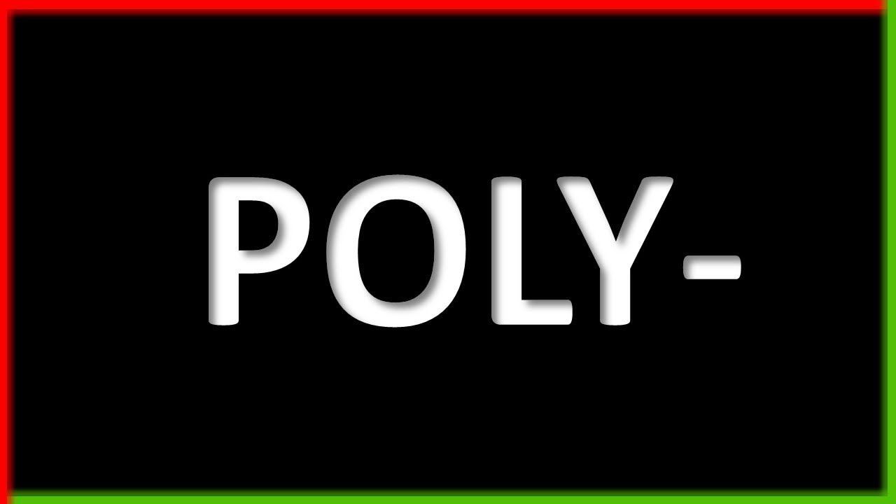 POLY MEANING - YouTube