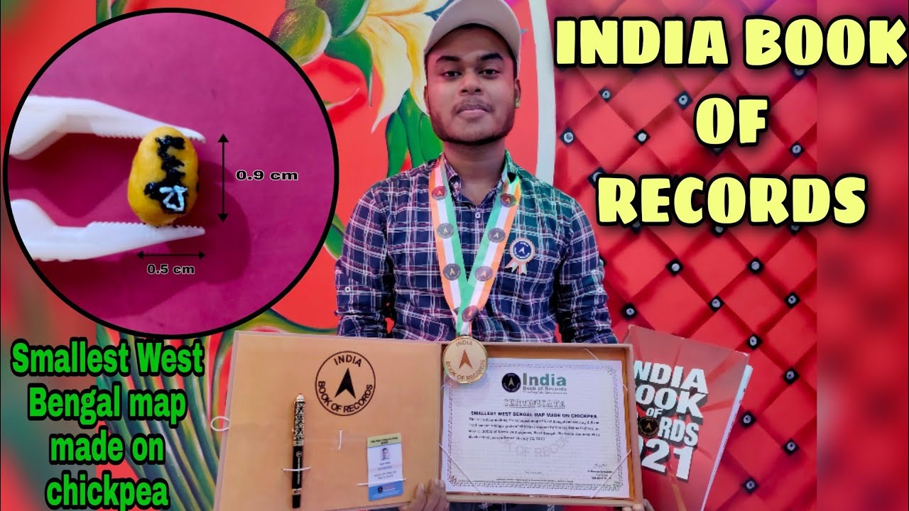 Big achievement Indian Book of Records| Souvik Debnath|Smallest West ...