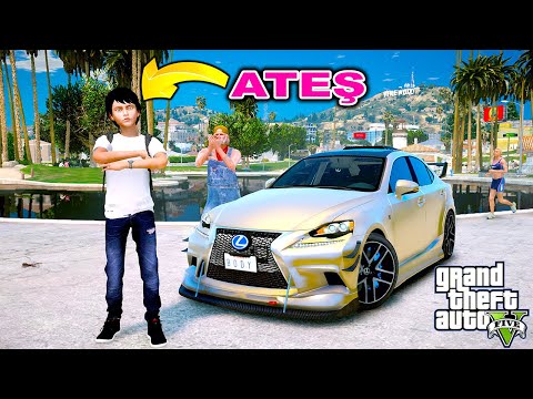 ATEŞ SAPIK ÖĞRETMENİN ARABASINI ÇALIYOR VE MODİFİYE ETTİRİYOR! - GTA 5