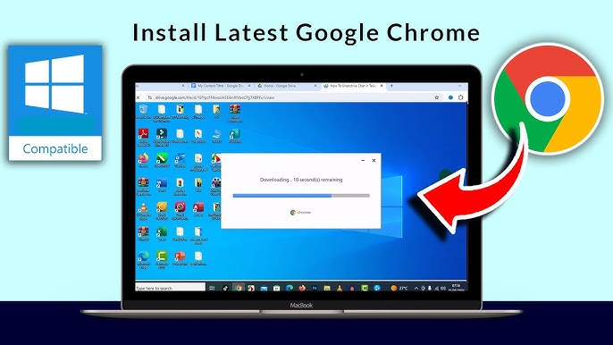 How To Install Google Chrome Browser On Windows 10 Laptop Google