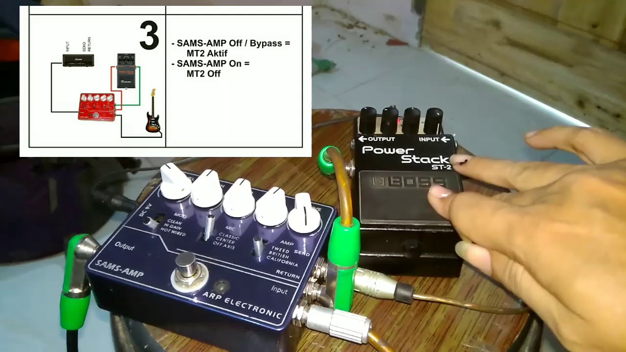 Power Stack ST-2 Vs Sams Amp ARP ELECTRONIC - YouTube