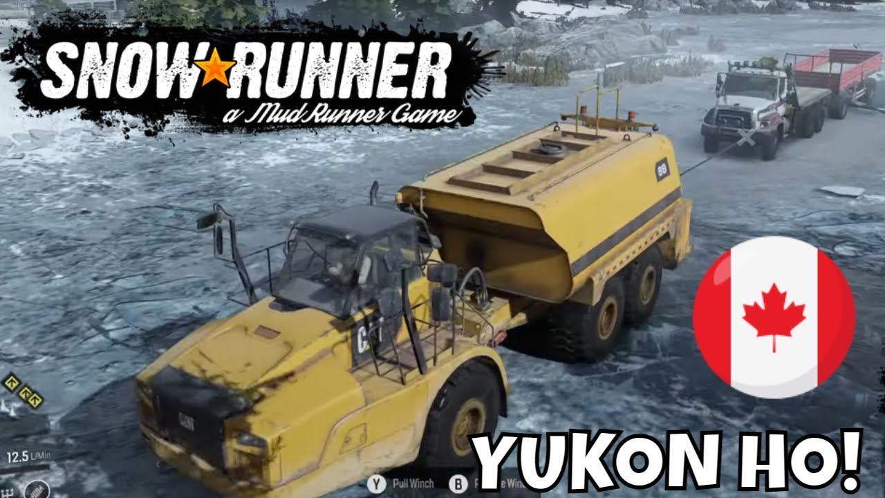 SNOWRUNNER is HERE | Episode 64 | Caterpillar icebreaker - YouTube