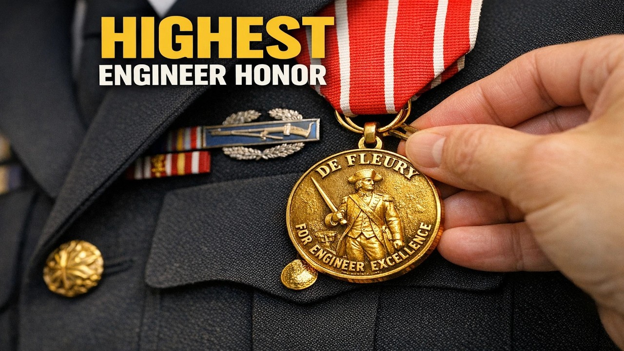 Watch U.S. Army Engineers Awarded the Prestigious De Fleury Medal ...