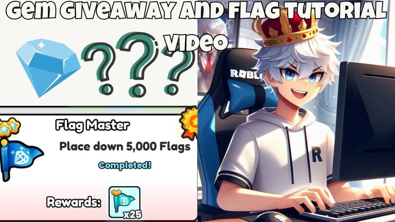Pet Simulator 99 Flag Tutorial and Gem Giveaway!! - YouTube