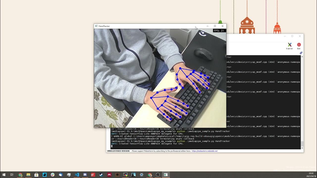 MediaPipe demo with WIndows10 and Anaconda - YouTube