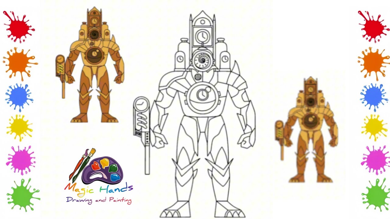 How to DRAW TITAN CLOCKMAN |SKIBIDI TOILET MULTIVERSE Easy , Step by ...