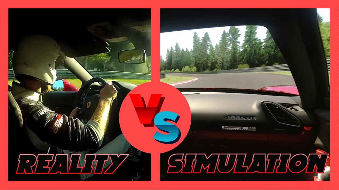 SimRacing vs. Real-Life Racing: Ferrari 488 GTB on the Nürburgring ...