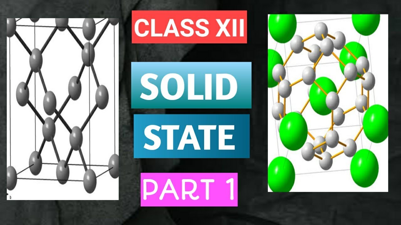 Class 12th solid state lecture -1 - YouTube