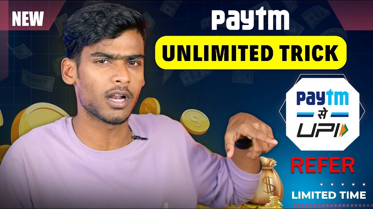 🔥paytm Unlimited Upi Refer Bug Trick Per Number ₹150 No Need To Add Bank New Earning App