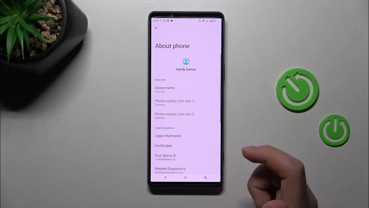 How to Check Phone Model on SONY Xperia 1 IV - Find Phone Model - YouTube