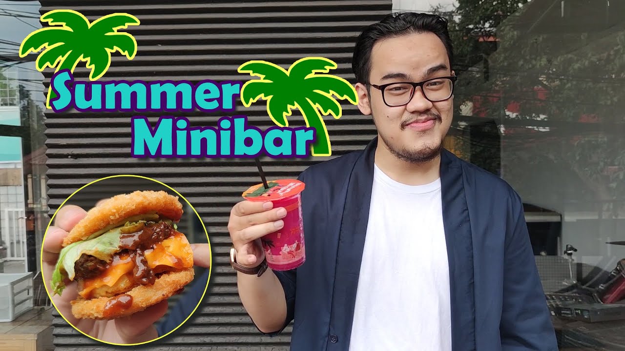 Burger Shirataki Sehat Rendah Kalori dan Smoothies Buah || Summer ...