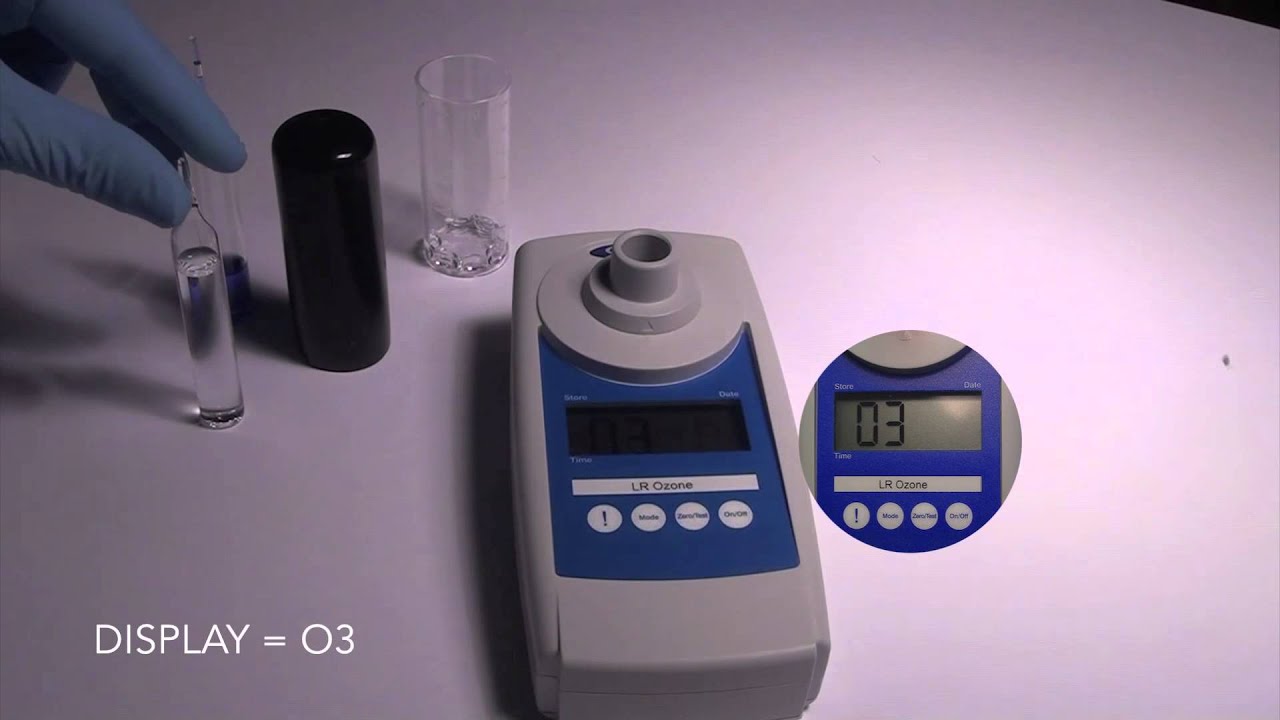 Ozone Test Kit for Bottled Water - YouTube