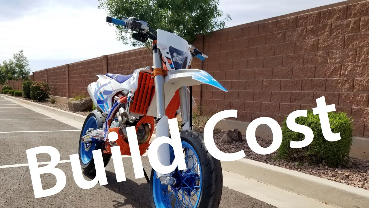KTM SuperMoto Build Cost - YouTube