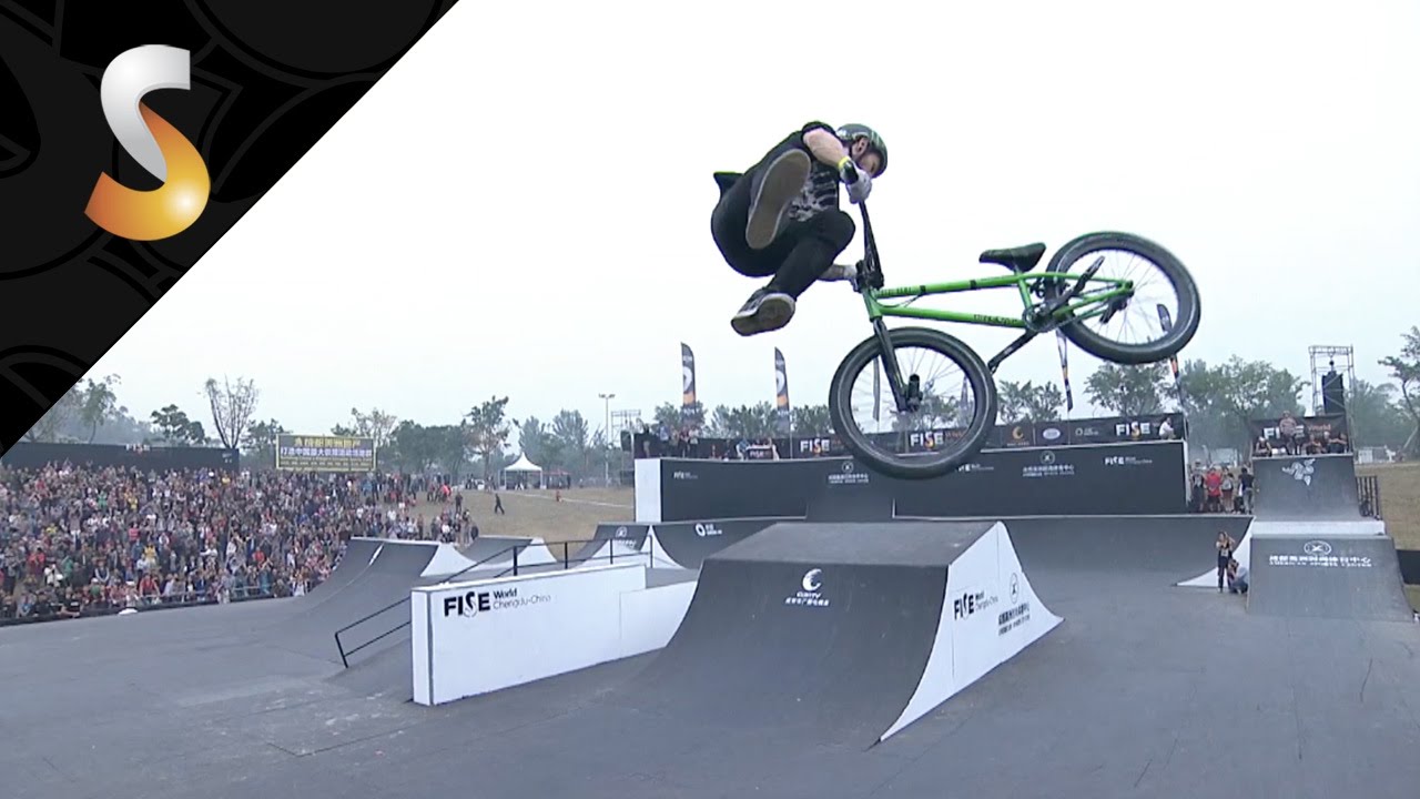 Alex Coleborn - 3rd Final BMX - FISE World Chengdu-China 2014 - YouTube