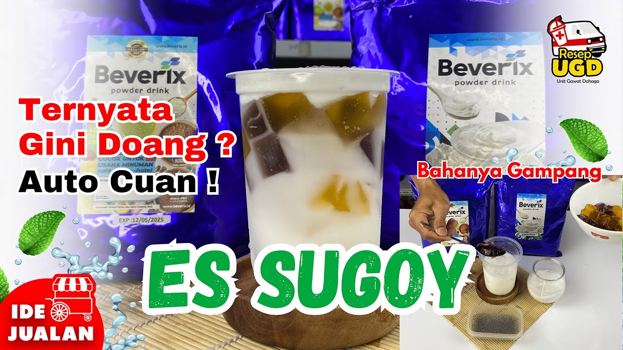 Bedah Resep Minuman Unik Es SUGOY (Susu Goyang) #idejualanramadhan # ...