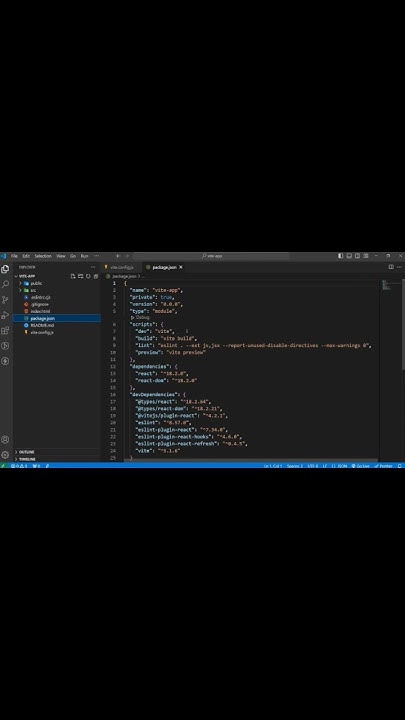 Vite Scripts In React App Created With Vite Reactjs Frontend Vitejs Youtube