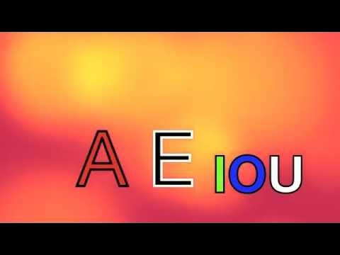 The AEIOU Vowel song - YouTube