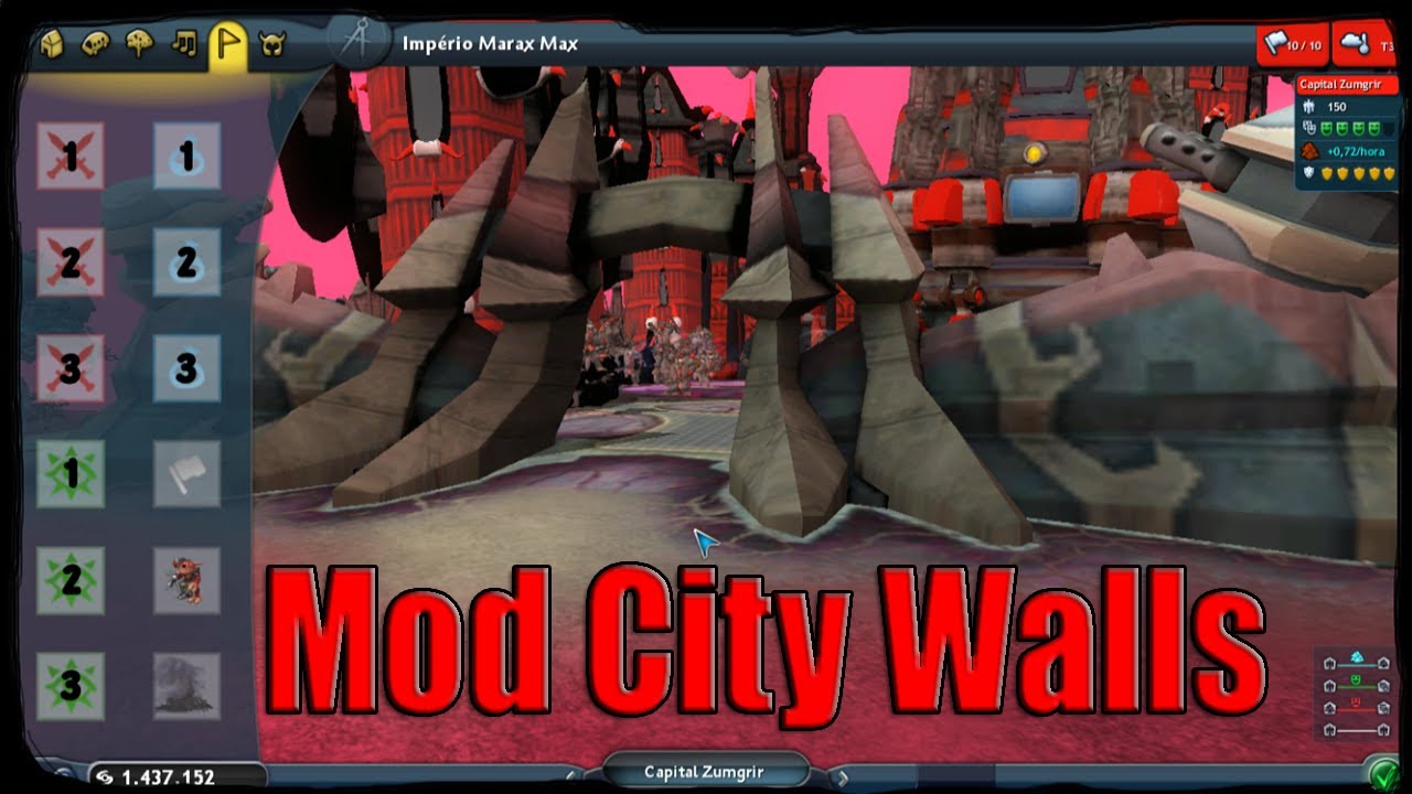Spore - Mod City Wall - YouTube