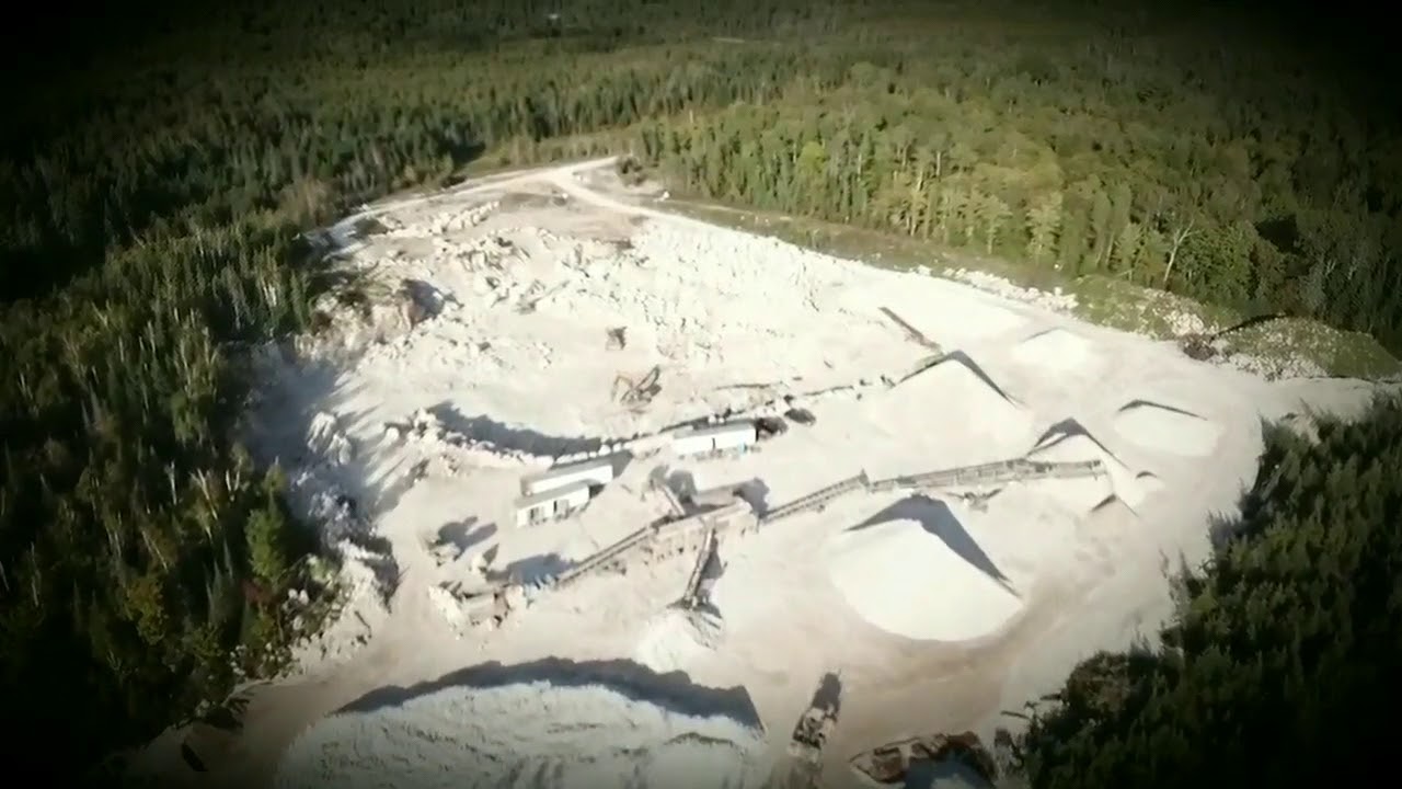 The stone quarry Hessel Michigan - YouTube