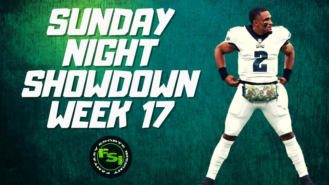 NFL Sunday Night Showdown Draftkings Picks - Washington vs. Eagles ...