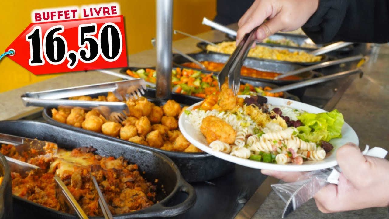 BUFFET LIVRE de R$16,50 - Bom e Barato! - YouTube