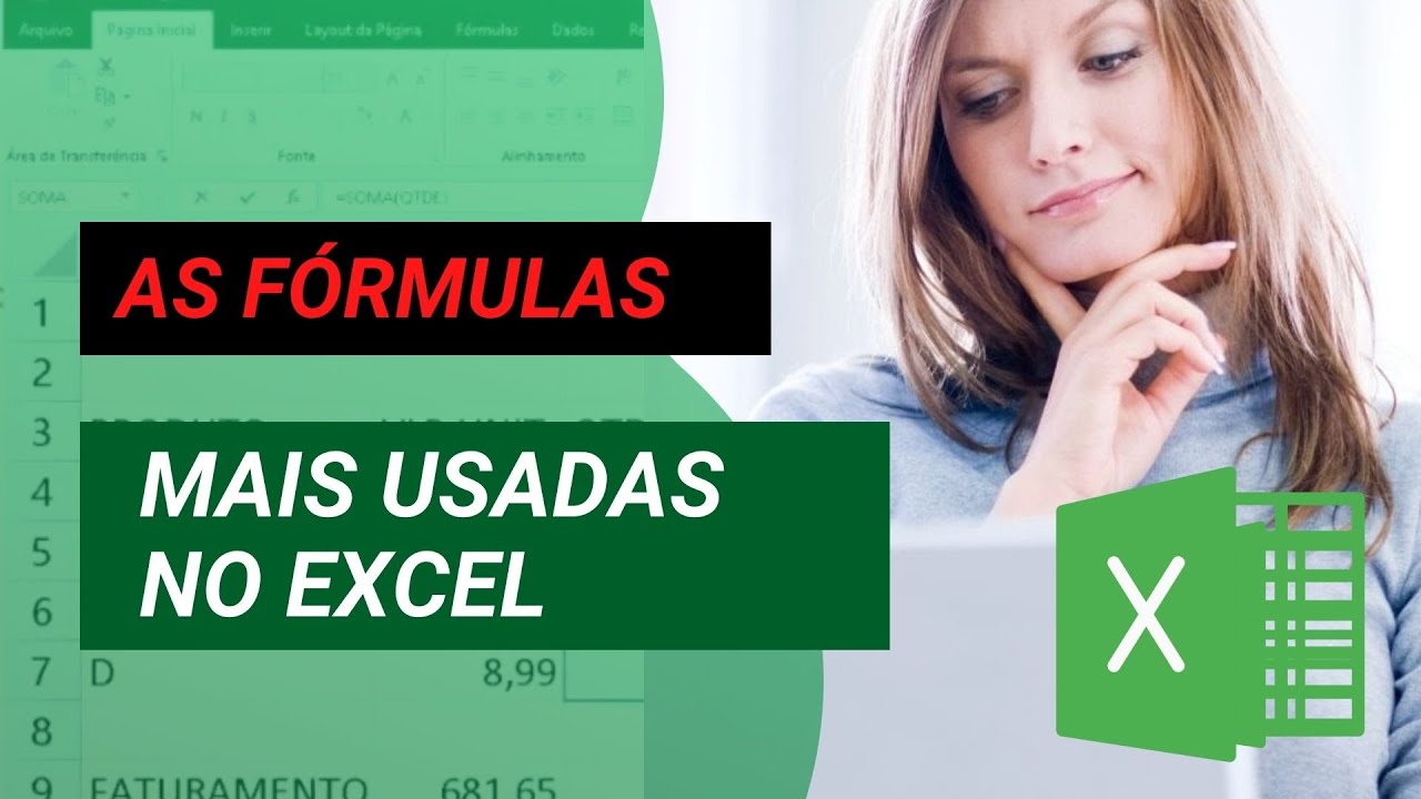 Excel - Fórmulas no Excel mais usada | Entender na Prática - YouTube
