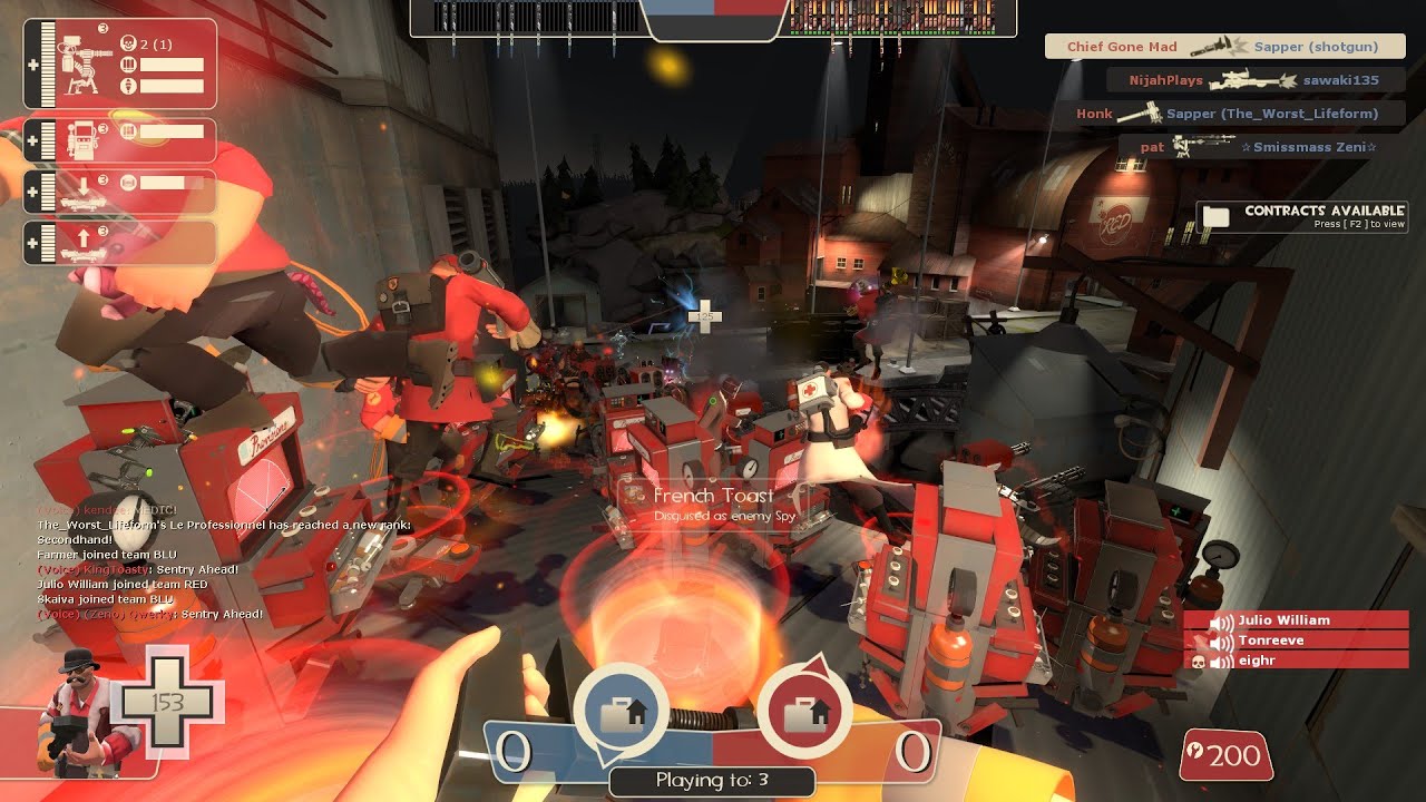 Team Fortress 2 - 100 Players Long Gameplay - No commentary - YouTube