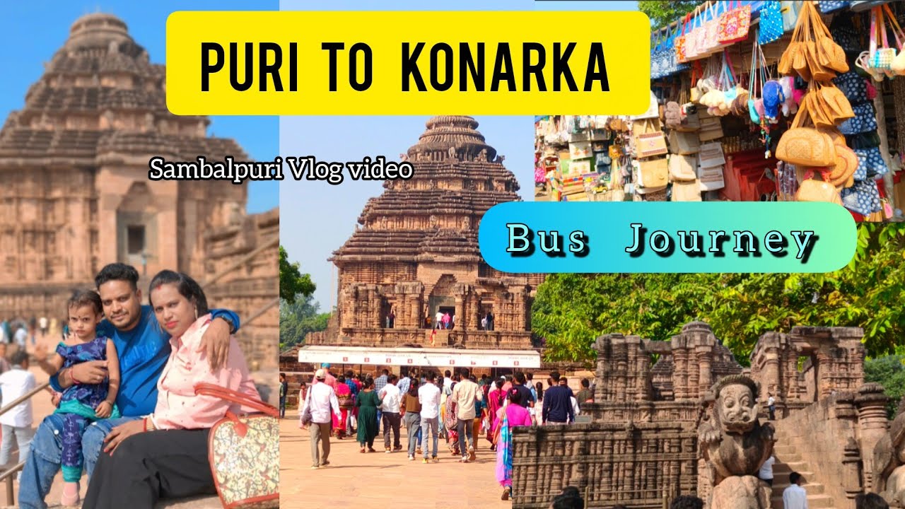 Puri To Konarka Bus Journey| Sambalpuri Vlog video - YouTube