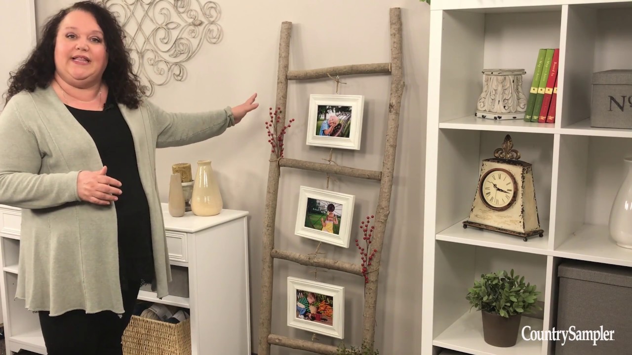Creative DIY Photo Display | A Country Sampler DIY Video - YouTube