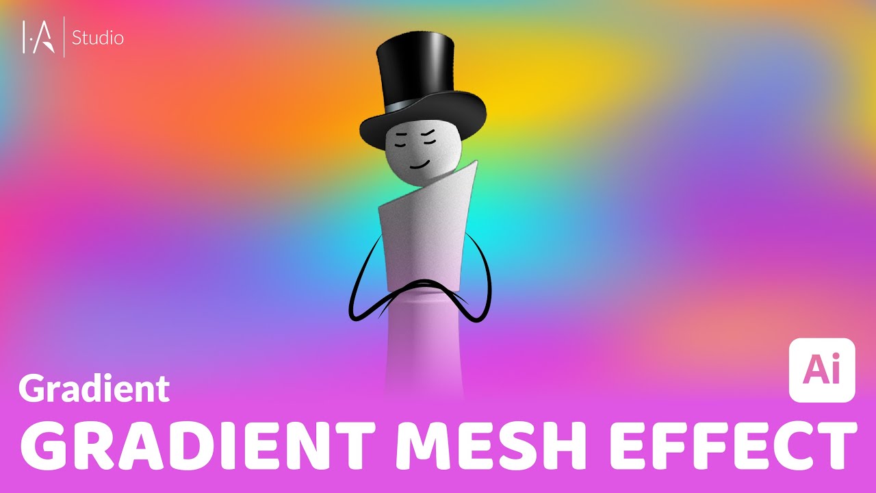 Gradient mesh effect - Adobe Illustrator tutorial. - YouTube