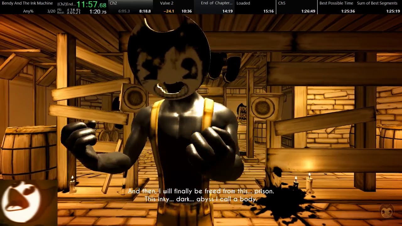 (Former World Record) Bendy and the Ink Machine Any% Speedrun in 1:20: ...