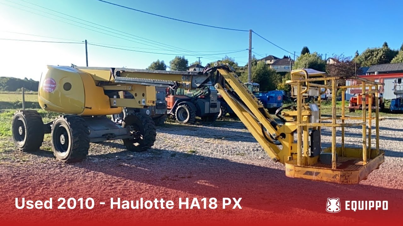 Used 2010 - Haulotte HA18 PX | Used Articulated Boom Lift | equippo.com ...