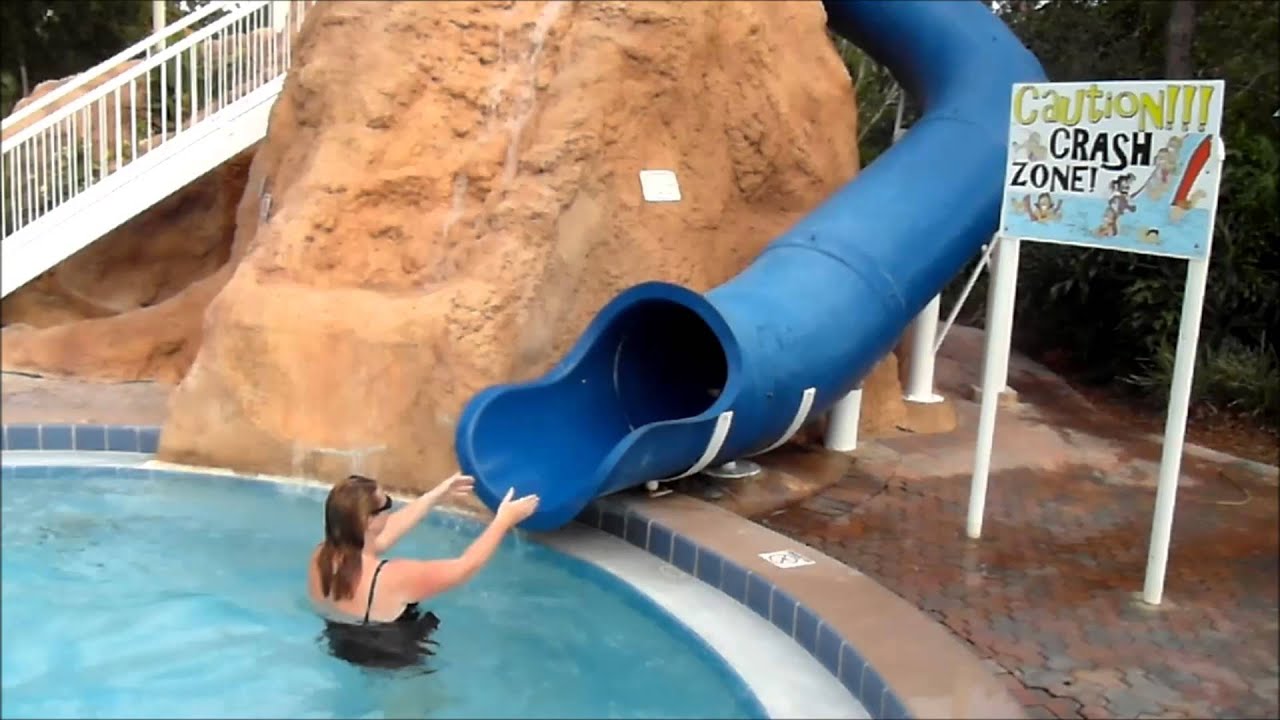 Joshua Water Slide Fail - YouTube