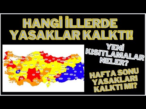 Son DAKİKA! Yasaklar Nerelerde Kalktı? Kafe'ler Nerelerde Açılıyor? Hangi Yasaklar Devam Edecek?
