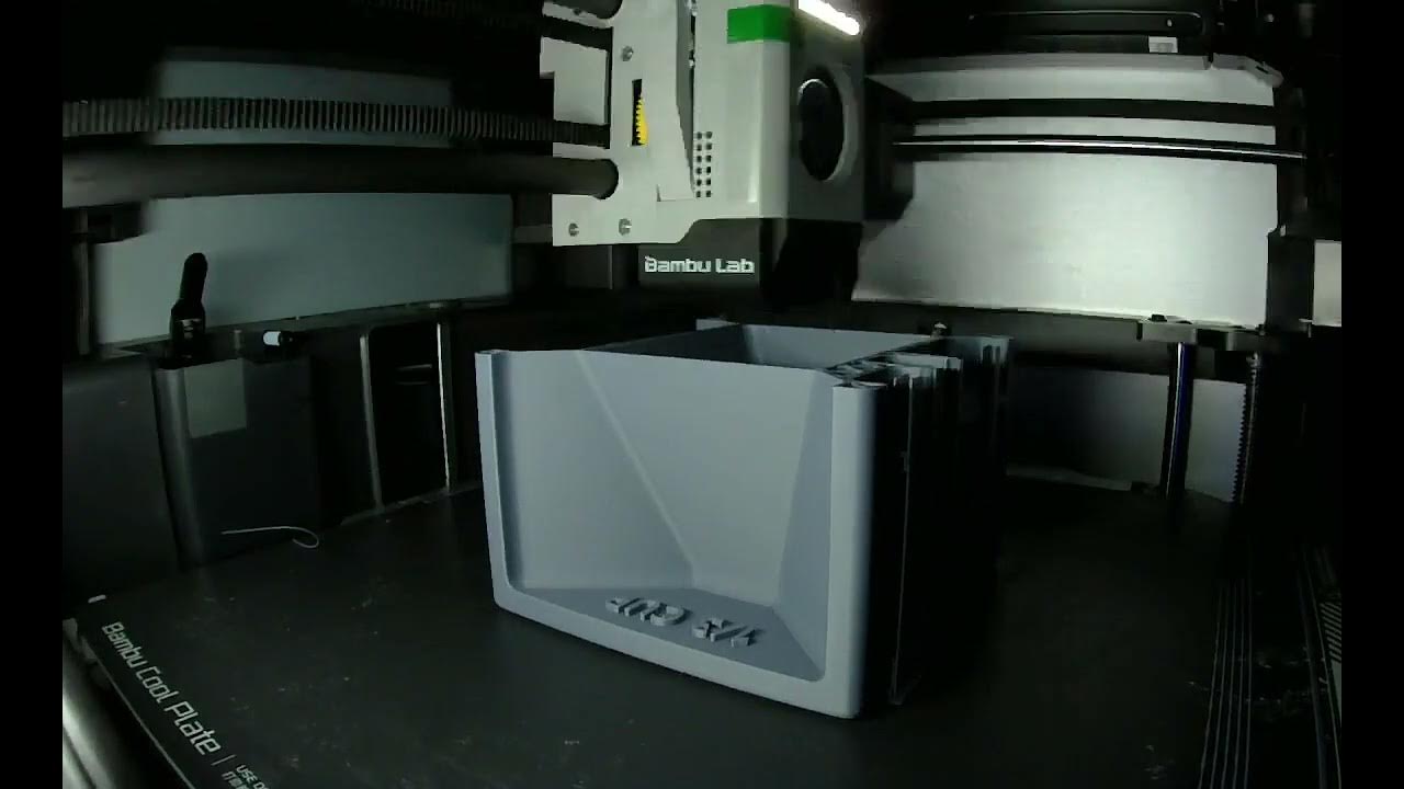 Bambu Labs X1 Carbon Timelapse baking cube - YouTube