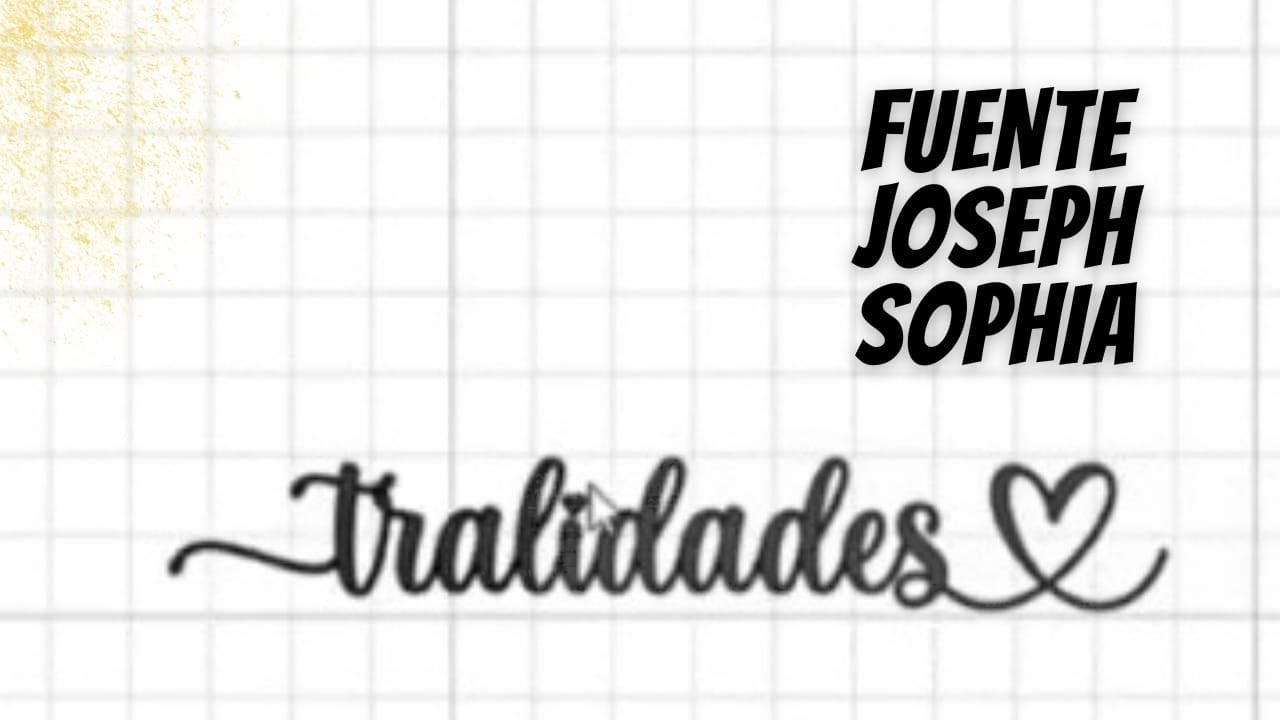Tutorial fuente Joseph sophia - YouTube