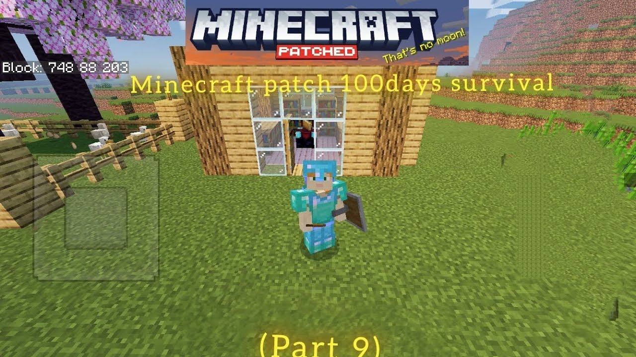 Minecraft patch 100days survival gameplay (part9) - YouTube