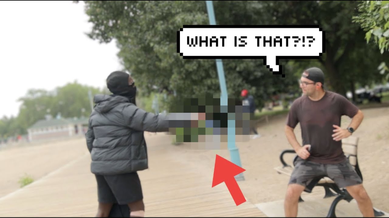 Reaching Into Backpack Prank - YouTube