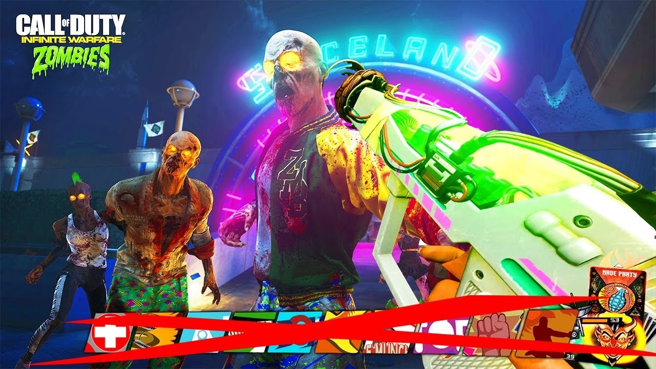 VanossGaming Vanoss: Infinite Warfare Zombies - Spaceland Easter Egg ...