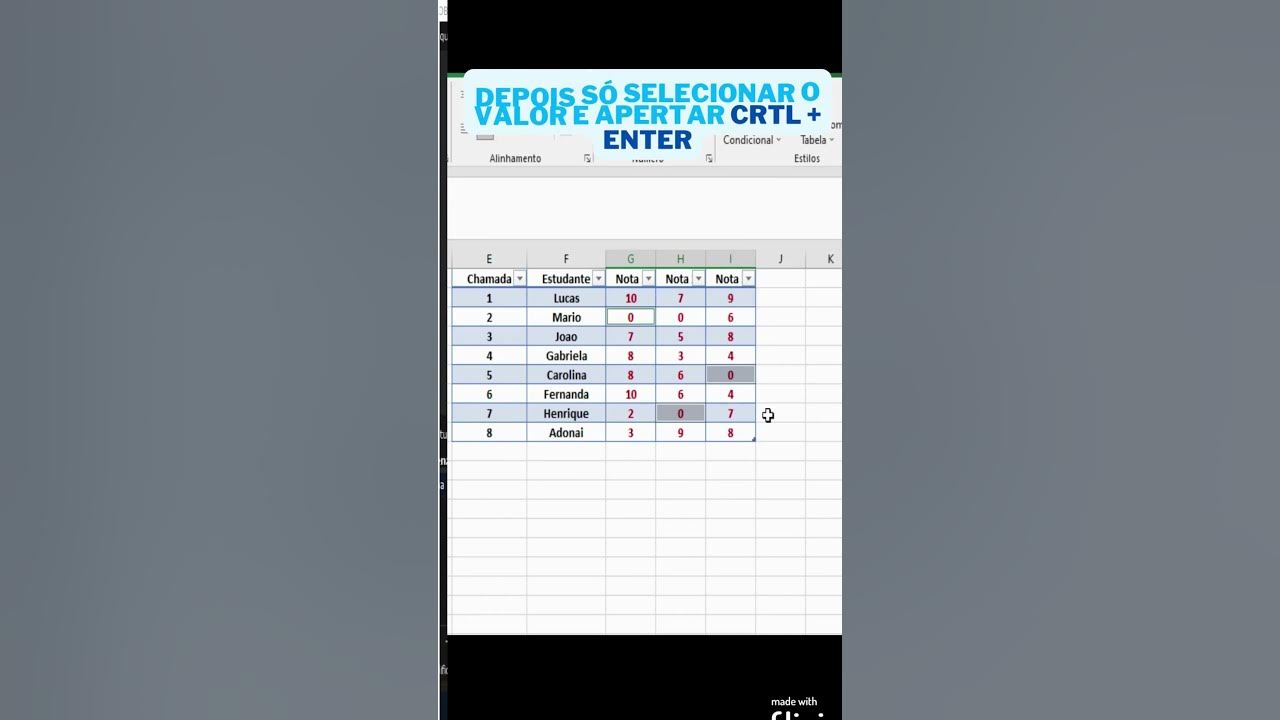PREENCHENDO célula VAZIA no excel AUTOMATICAMENTE - YouTube