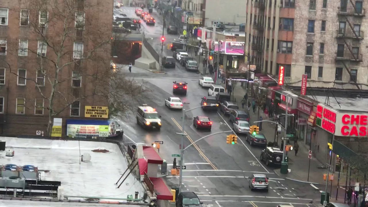 NYPD Van responding urgent - YouTube