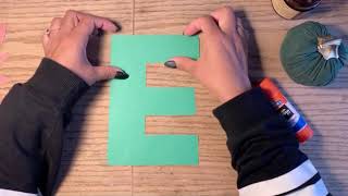 Letter E Craft