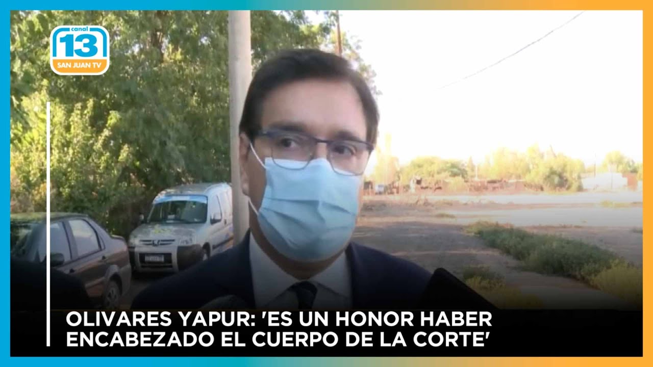 Olivares Yapur: 'Es un honor haber encabezado el cuerpo de la Corte ...